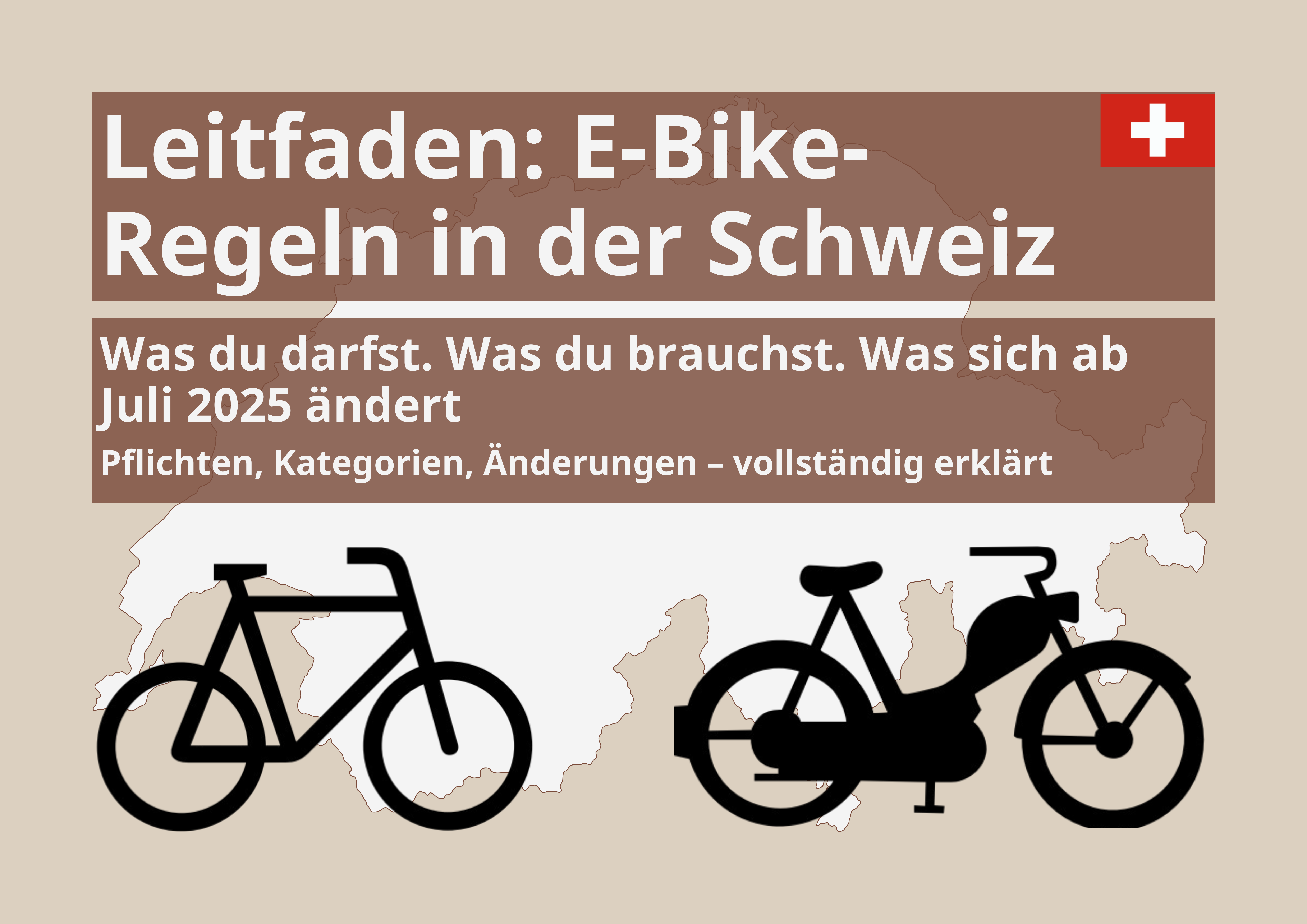 New 2025: E-bike regulations in Switzerland - rules & laws at a glance | YouMo®
